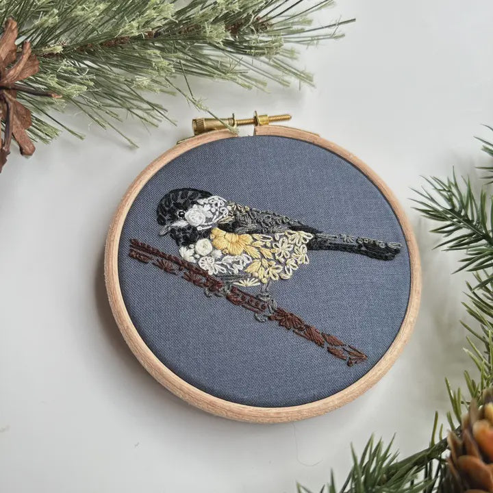 Chickadee-Dee Embroidery Kit – Fabrications Ottawa