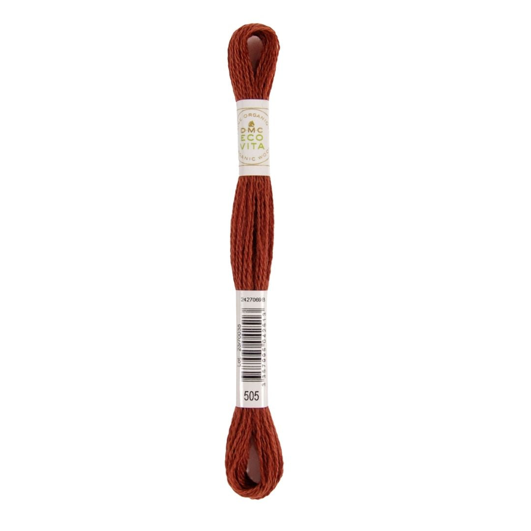 DMC Eco Vita Naturally Dyed Organic Wool Thread 505 – Fabrications Ottawa