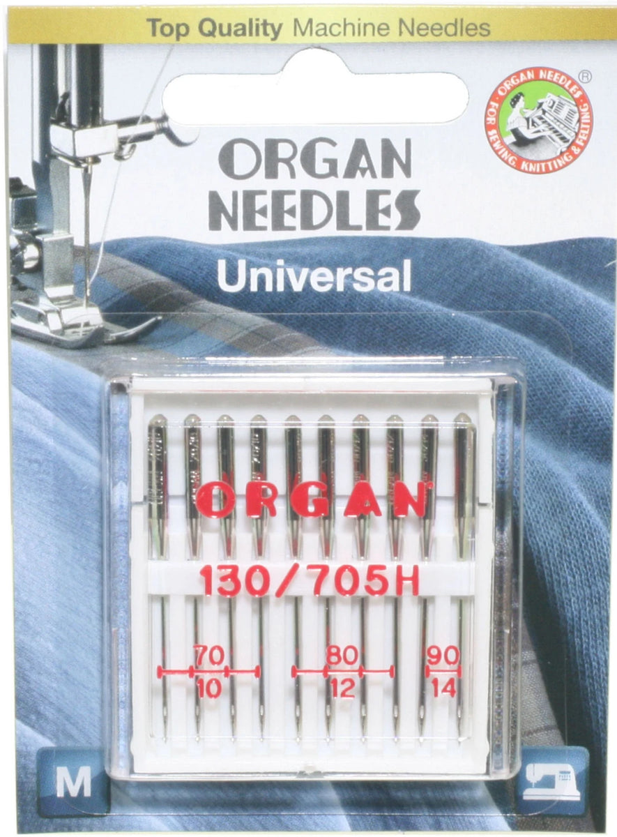 Organ Sewing Machine Needles: Universal Assorted Sizes 10 Pack ...