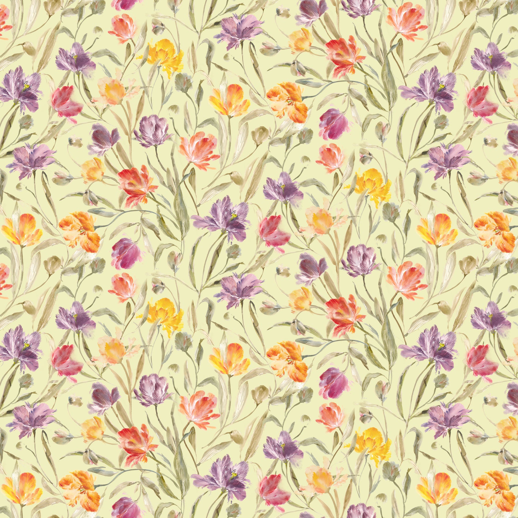 FIGO Flourish Tulips in Green – Fabrications Ottawa