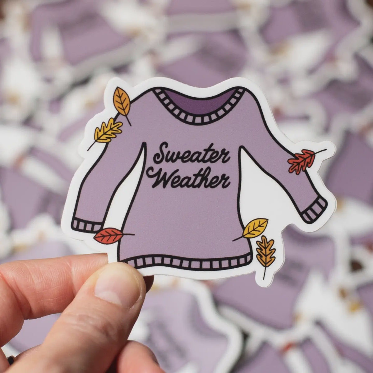 Sweater Weather Vinyl Sticker – Fabrications Ottawa
