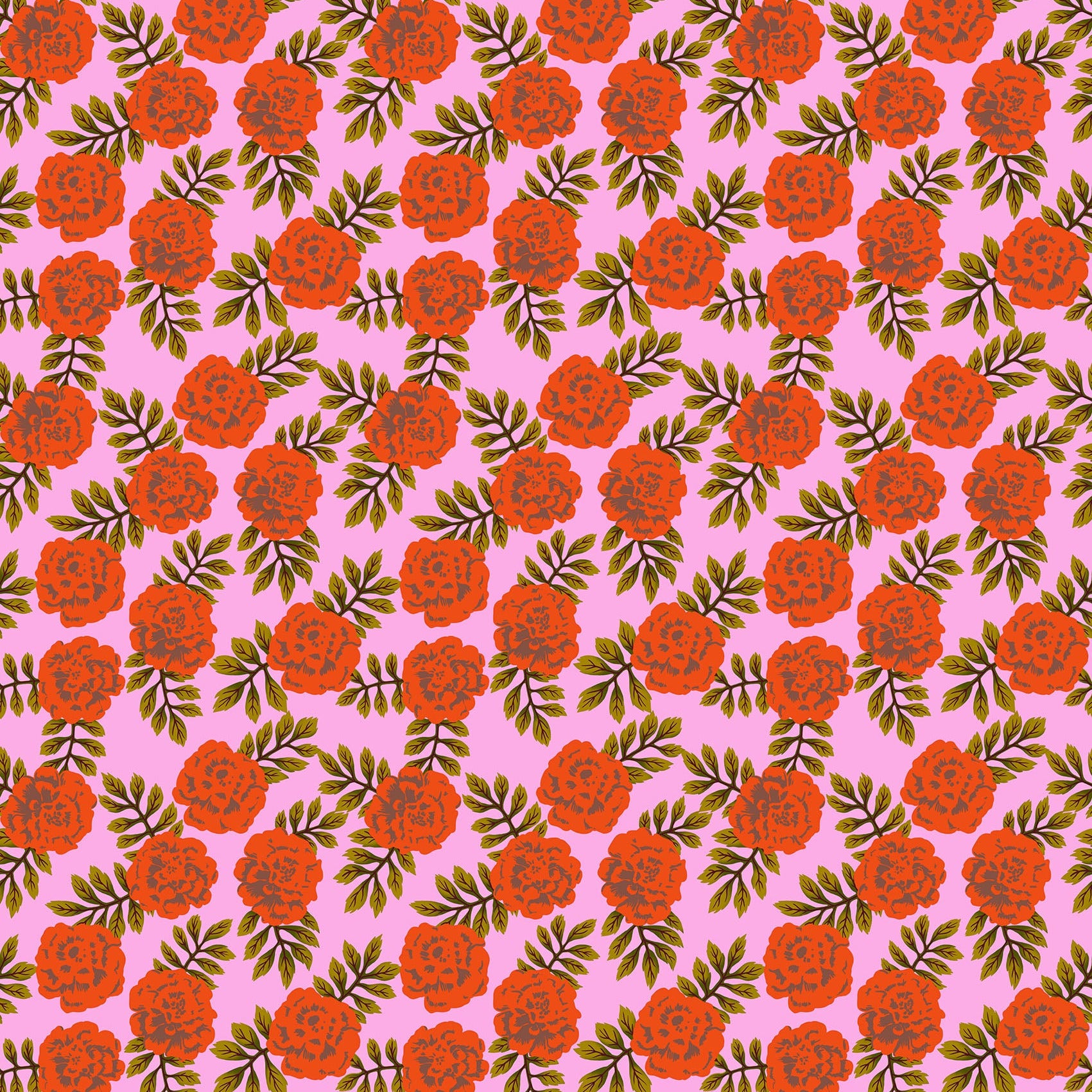 Anna Maria Textiles Yesterday Carnation in Vivid – Fabrications Ottawa