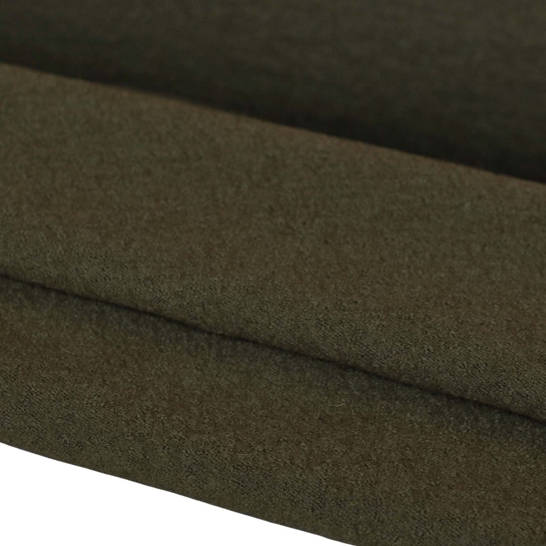 Lana Boiled Wool in Dark Olive – Fabrications Ottawa