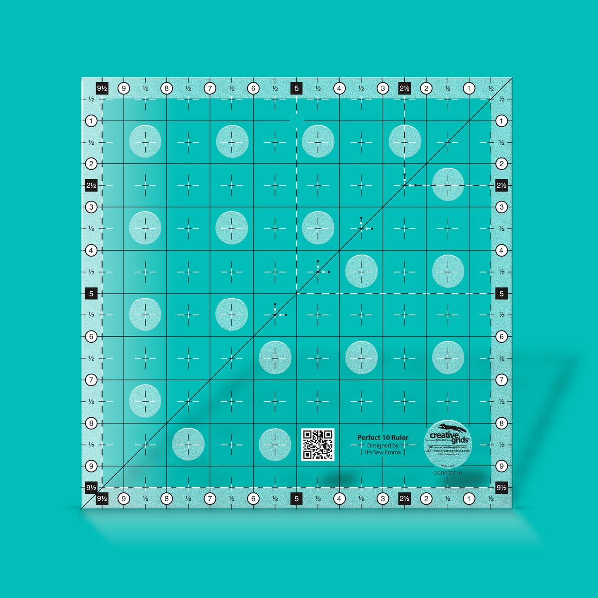 Creative Grids Perfect 10 Ruler – Fabrications Ottawa