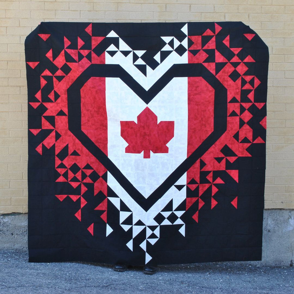 Exploding Heart of Canada Quilt Kit – Fabrications Ottawa