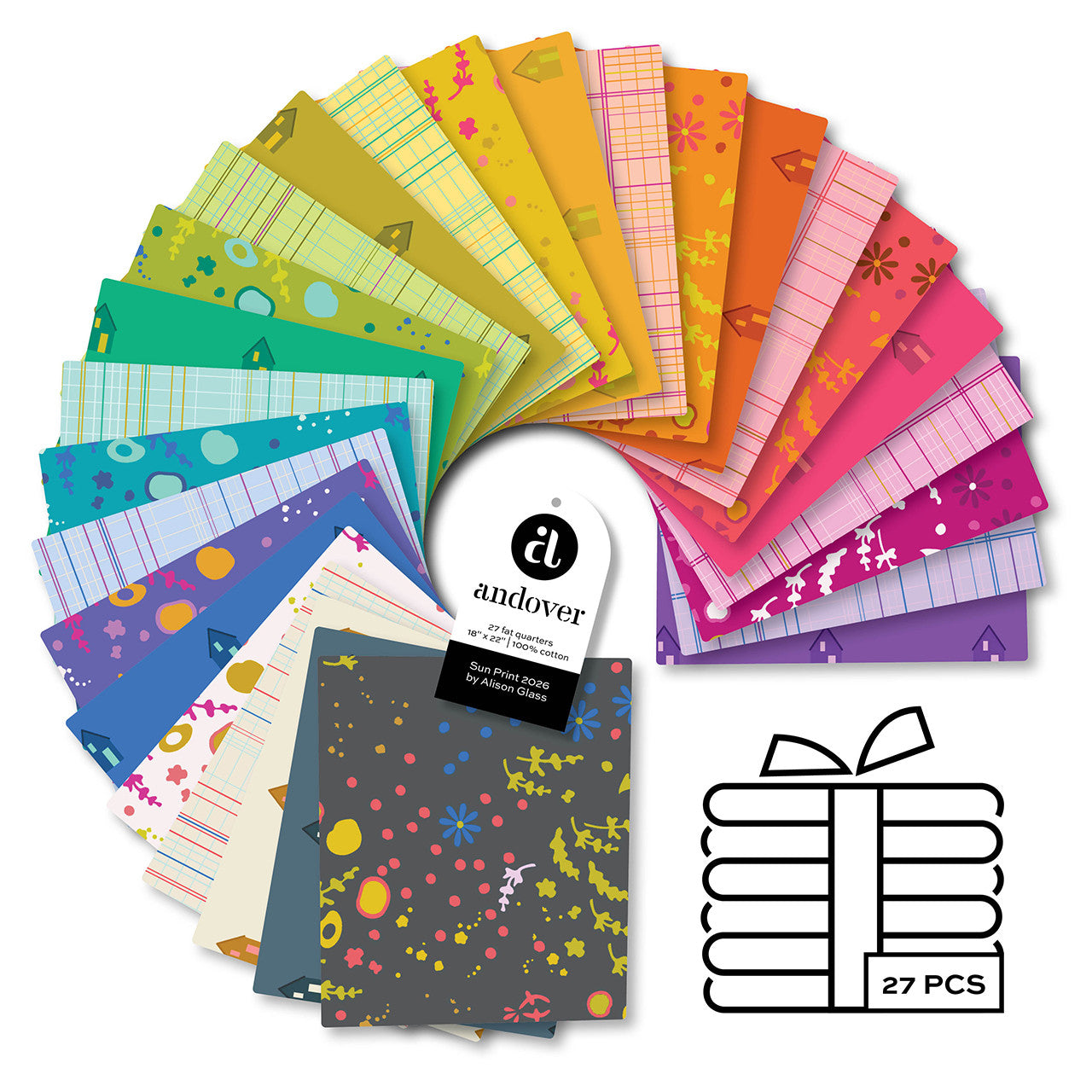 Alison Glass Sun Print Fat Quarter Bundle – Fabrications Ottawa