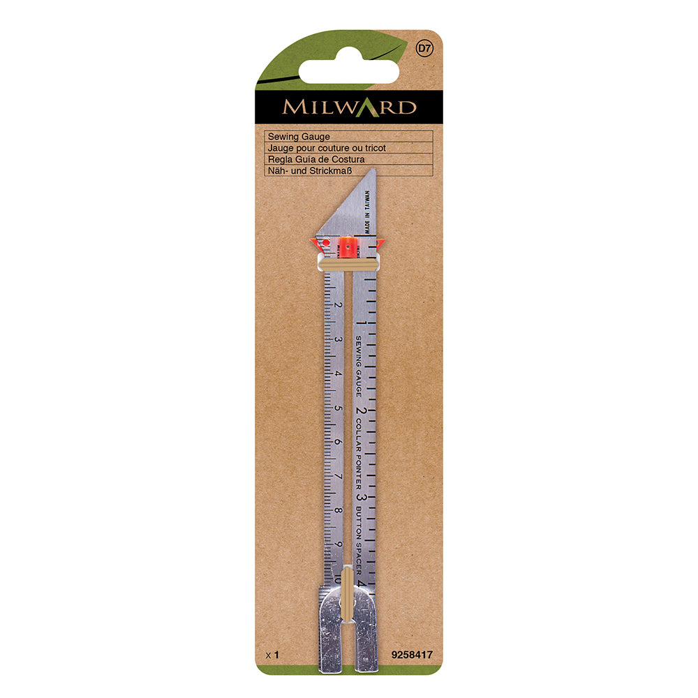 Milward Green Sewing and Knitting Gauge – Fabrications Ottawa