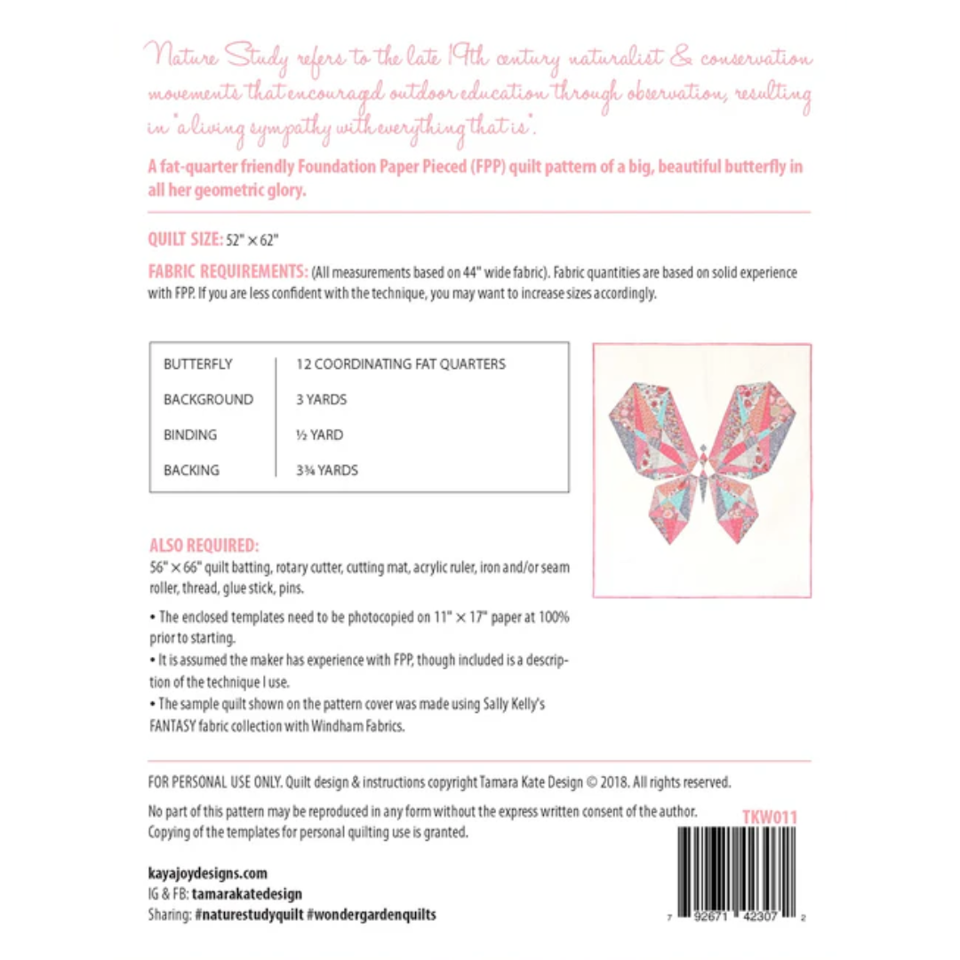 Tamara Kate Design Nature Study Quilt Pattern – Fabrications Ottawa