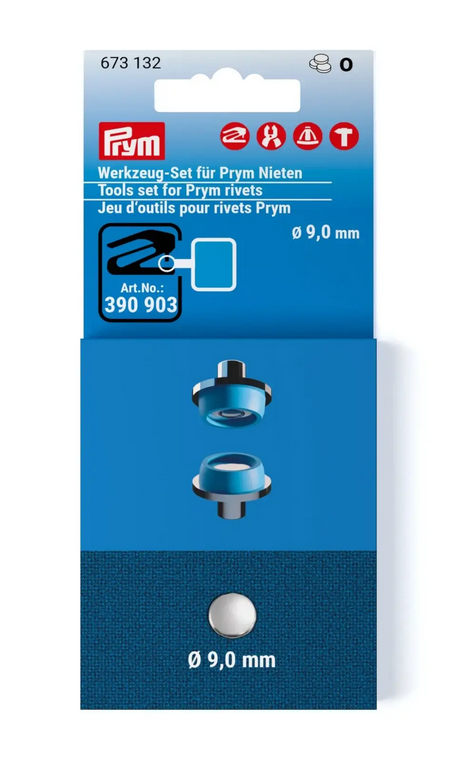Prym Tools 9mm Rivets set for Vario Creative Tool - 2pc – Fabrications ...