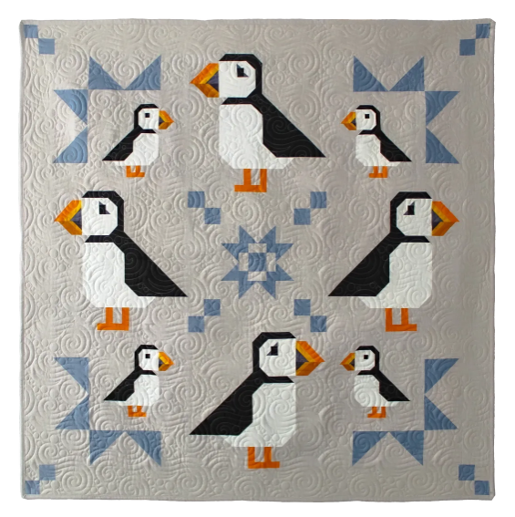Art East Quilt Puffin Star Quilt Pattern – Fabrications Ottawa