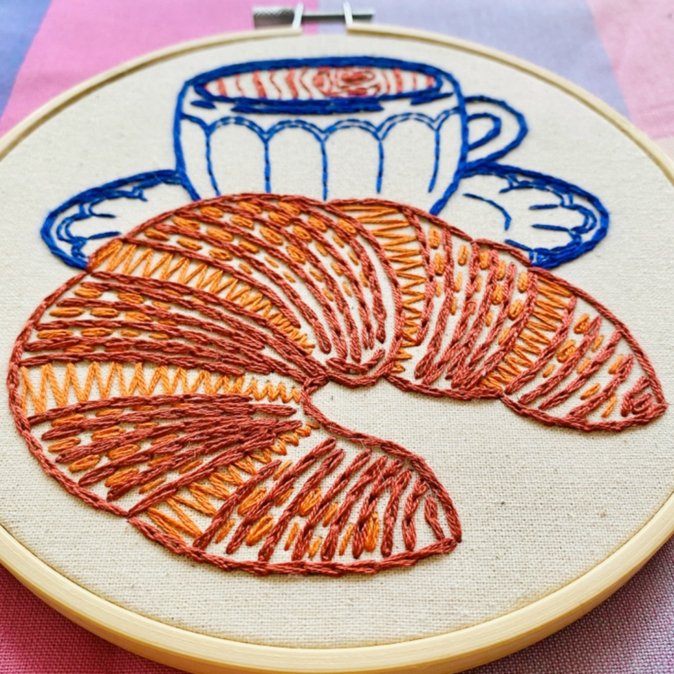 Croissant Embroidery Kit – Fabrications Ottawa