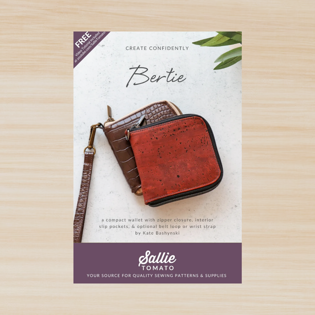 Sallie Tomato Bertie Wallet Sewing Pattern – Fabrications Ottawa