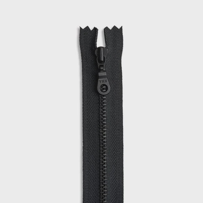 #4.5 Black Oxide Nickel Metal Zipper Black Tape - various lengths ...