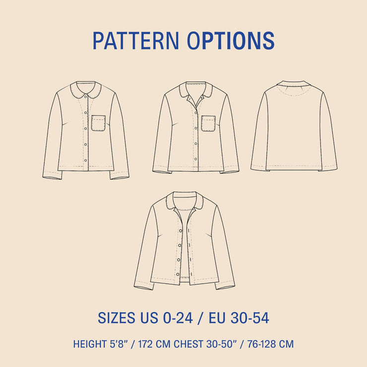 Wardrobe By Me Dukke Blouse - US 0-24 - PDF Pattern – Fabrications Ottawa