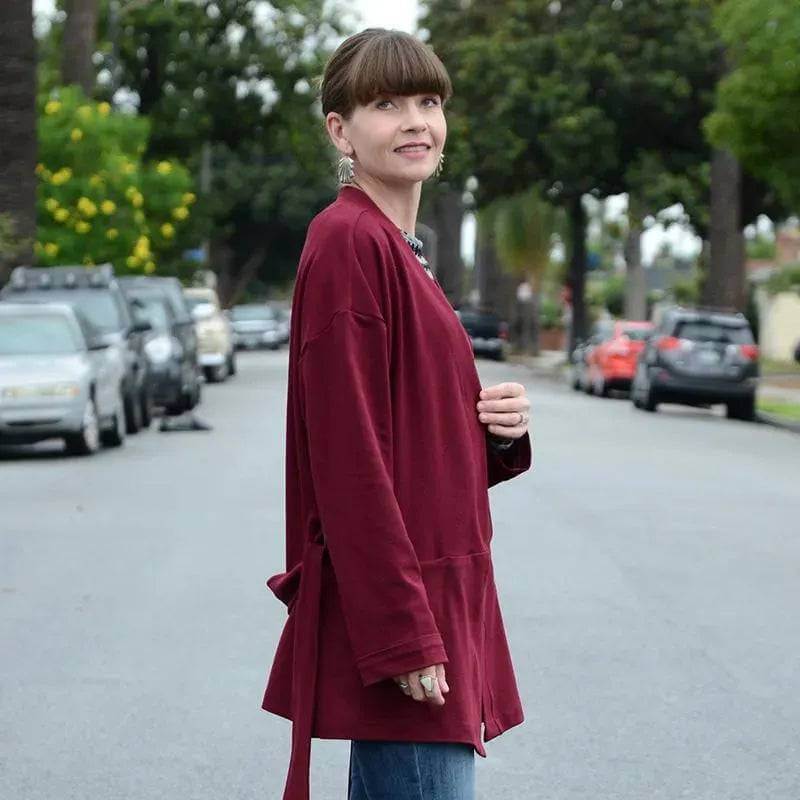 Wardrobe By Me Komi Wrap Jacket - US 0-24 - PDF Pattern – Fabrications ...