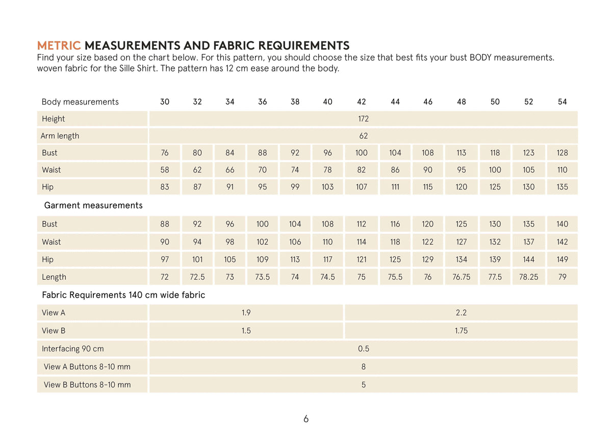Wardrobe By Me Sille Shirt - US 0-24 - PDF Pattern – Fabrications Ottawa
