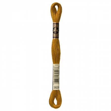 DMC Embroidery Floss 8M (3829 Very Dark Old Gold) – Fabrications Ottawa