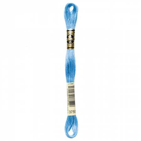 DMC Embroidery Floss 8M (3755 Bright Blue) – Fabrications Ottawa